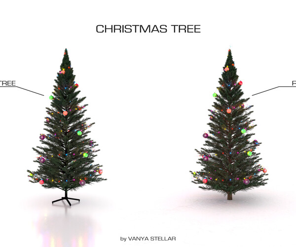 ArtStation - Christmas Tree Pack | Resources