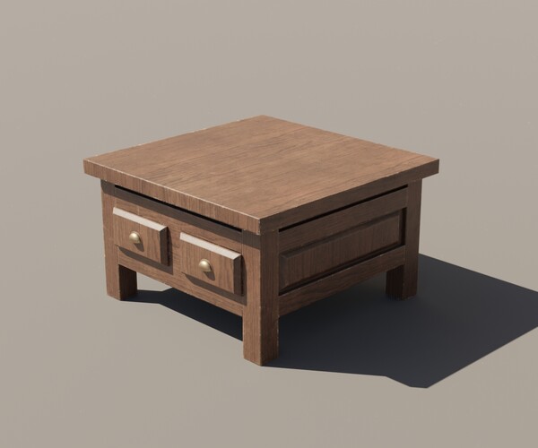 ArtStation - Japanese Table | Game Assets