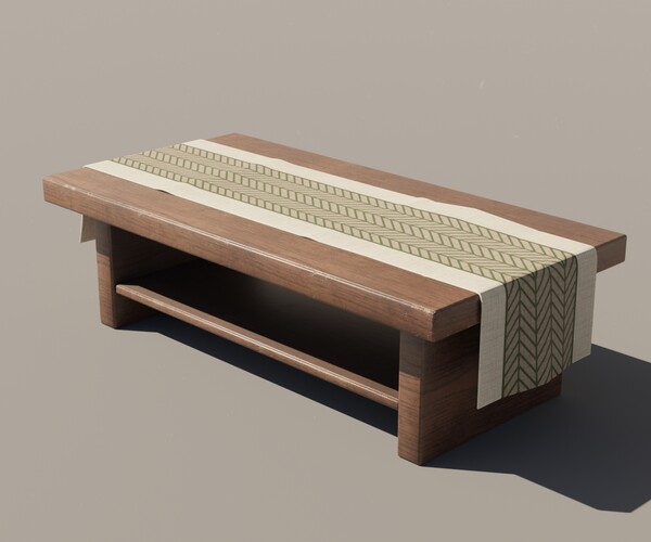 ArtStation - Japanese Table 4 | Game Assets