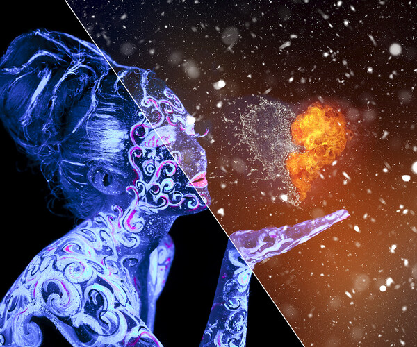 ArtStation - 50 Snow Light Leaks Photo Overlays | Resources