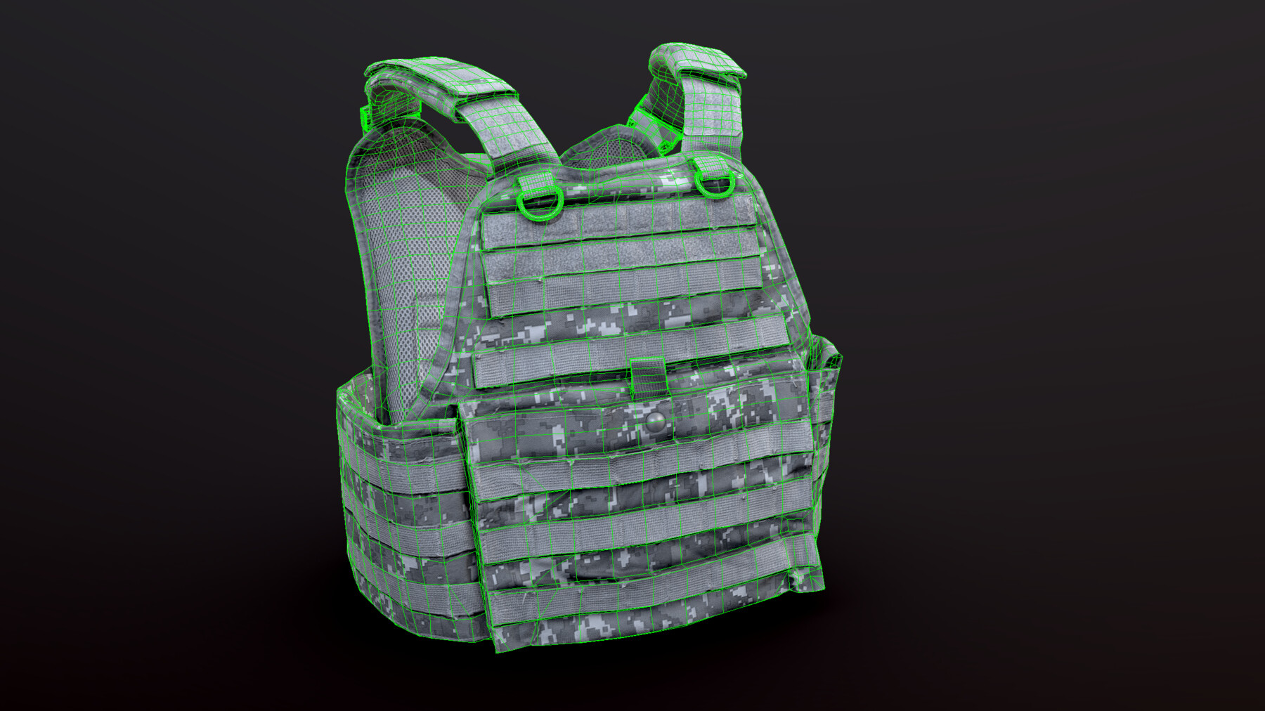 ArtStation - Customizable Combat Vest | Game Assets