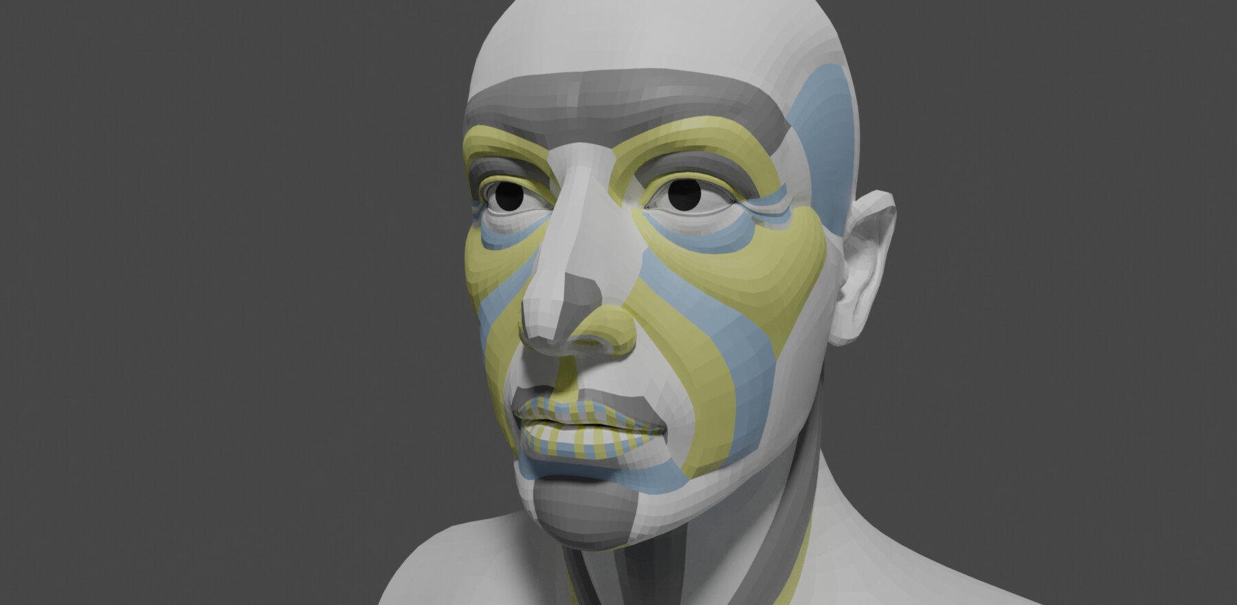ArtStation - Generic head with anatomically based-topology | Resources