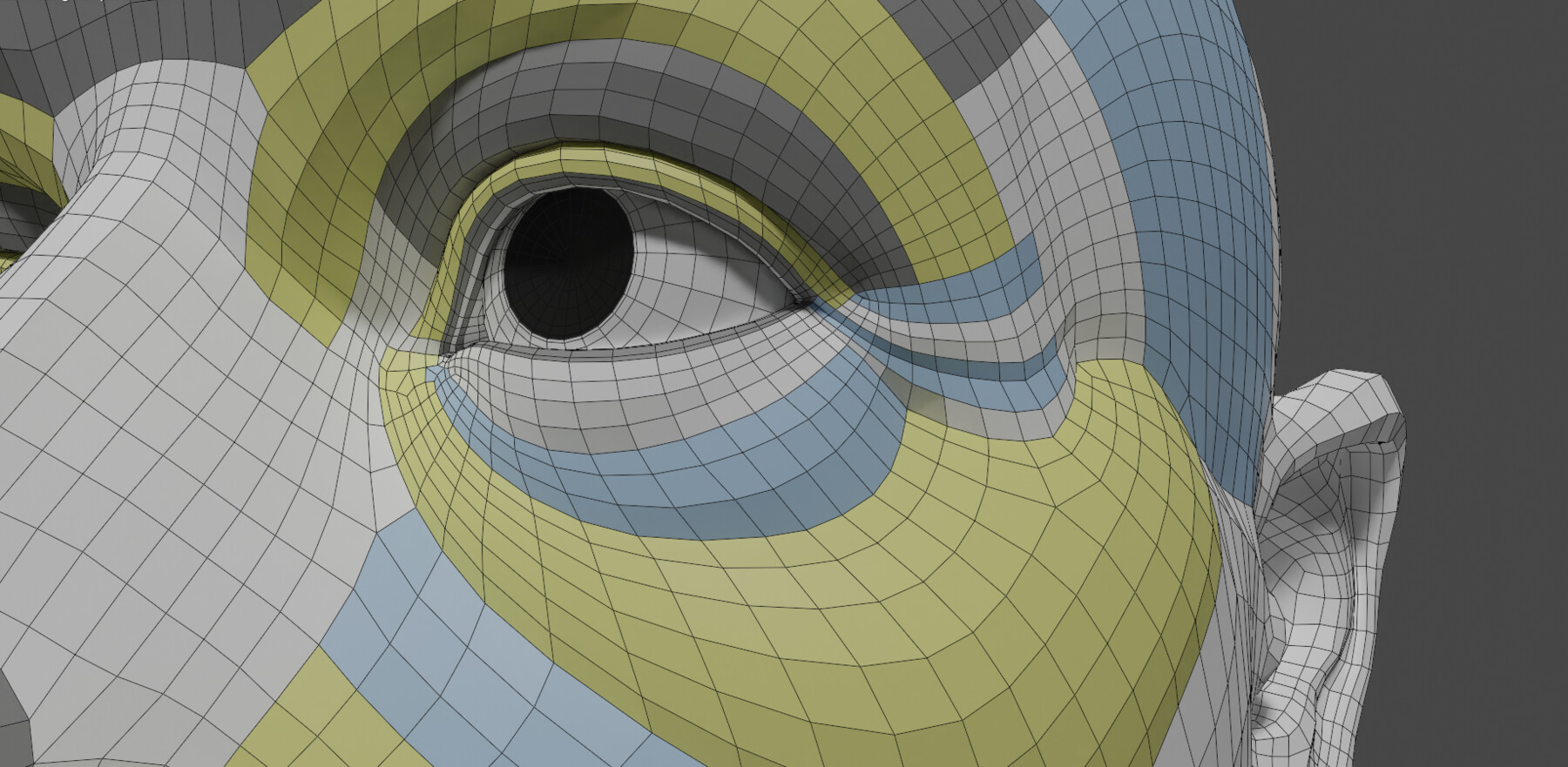 ArtStation - Generic head with anatomically based-topology | Resources