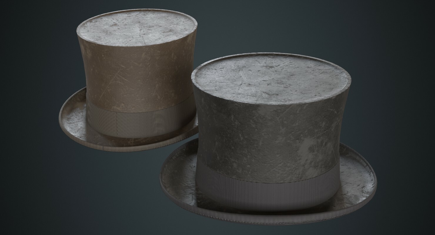 ArtStation - Top Hat 1B | Game Assets