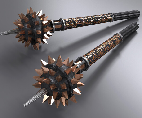 ArtStation - MACE BRONZE | Game Assets