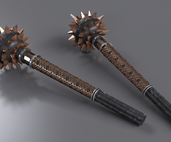 ArtStation - MACE BRONZE | Game Assets