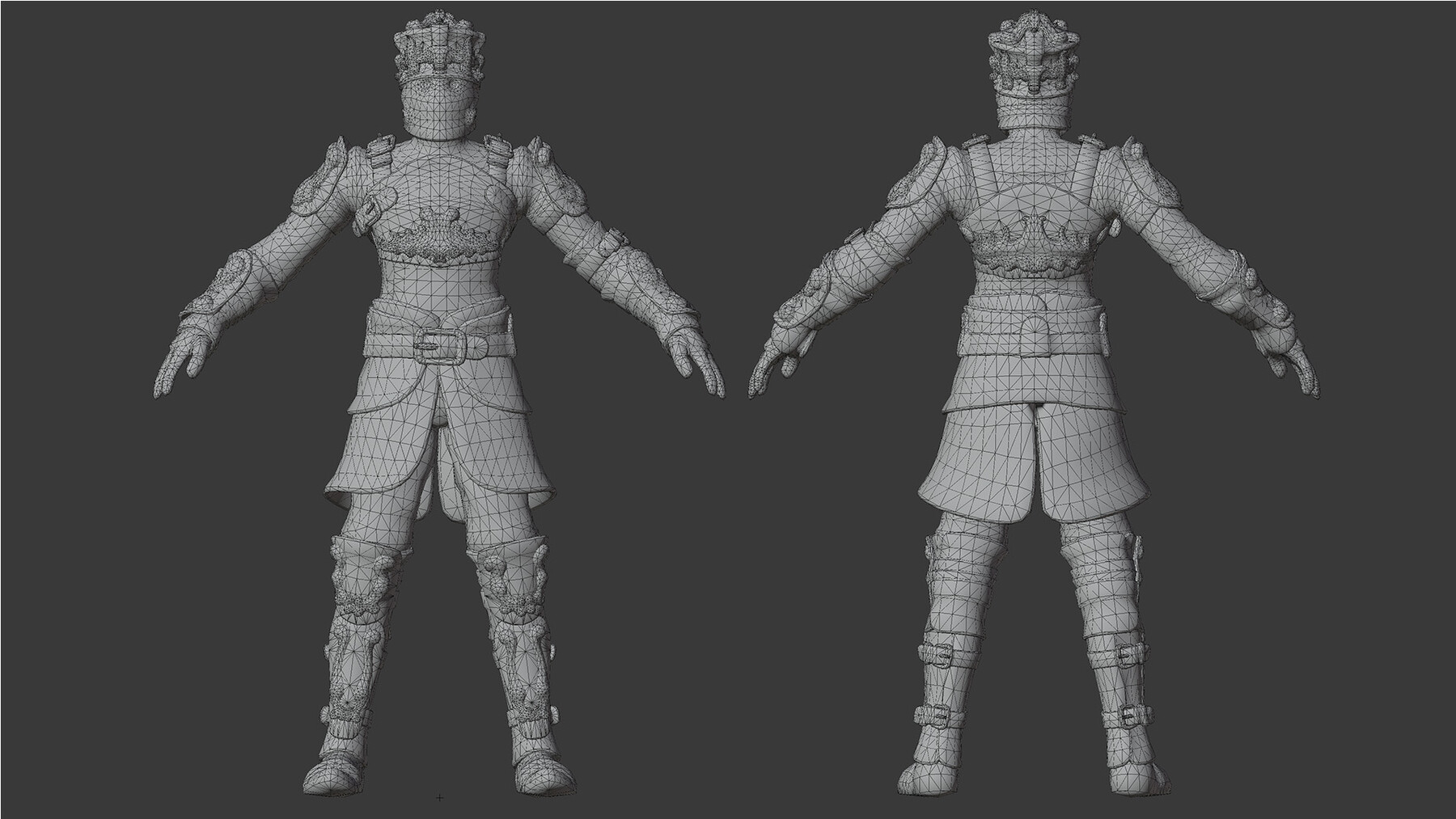 ArtStation - Fantasy Knight with Halberd | Game Assets