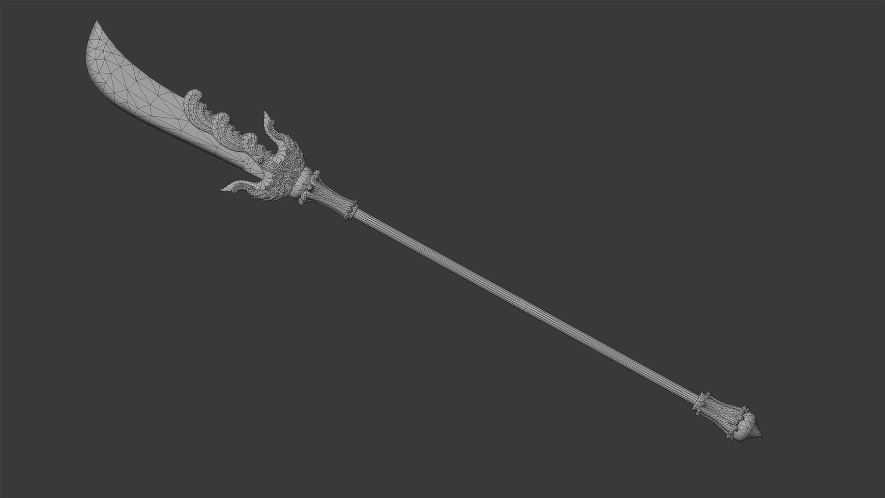 ArtStation - Fantasy Knight with Halberd | Game Assets