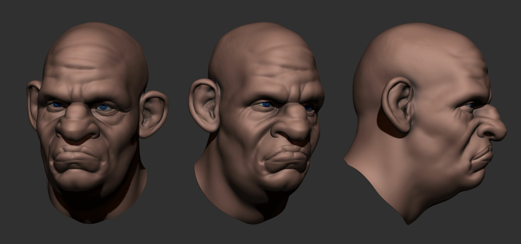 ArtStation - Dwarf Head basemesh | Resources