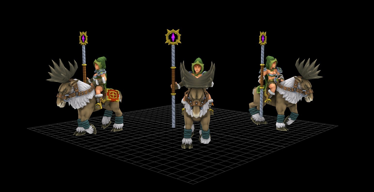 ArtStation - Riders animated pack | Game Assets