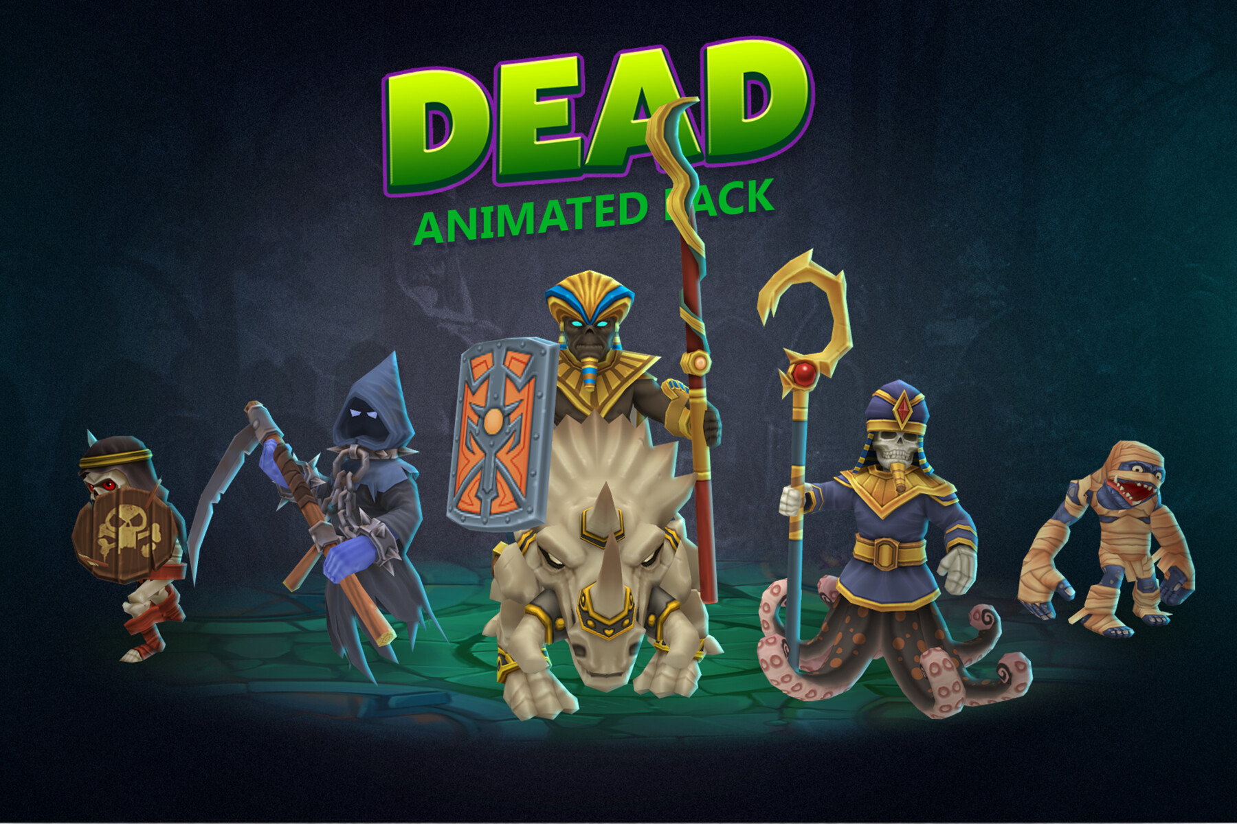 ArtStation - Dead animated pack | Game Assets