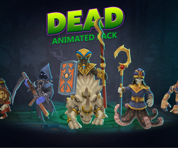 ArtStation - Dead animated pack | Game Assets