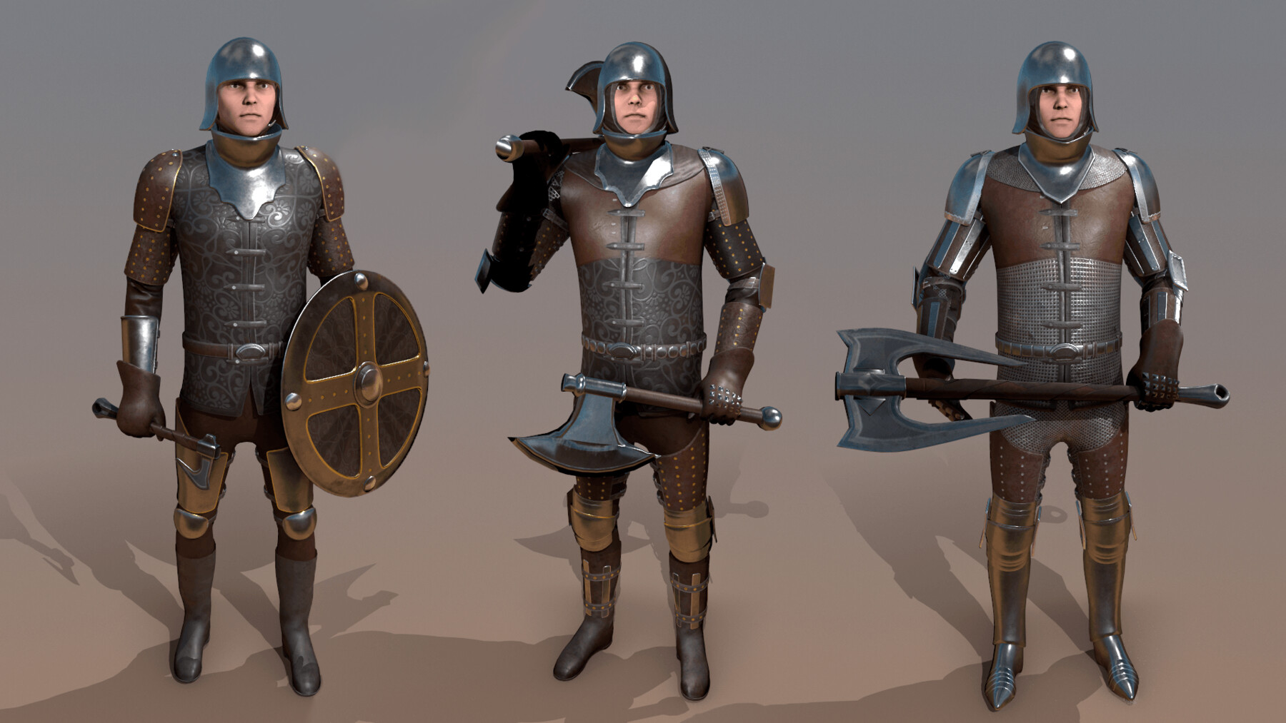 ArtStation - TAB Medieval Knights Pack - 2 | Game Assets