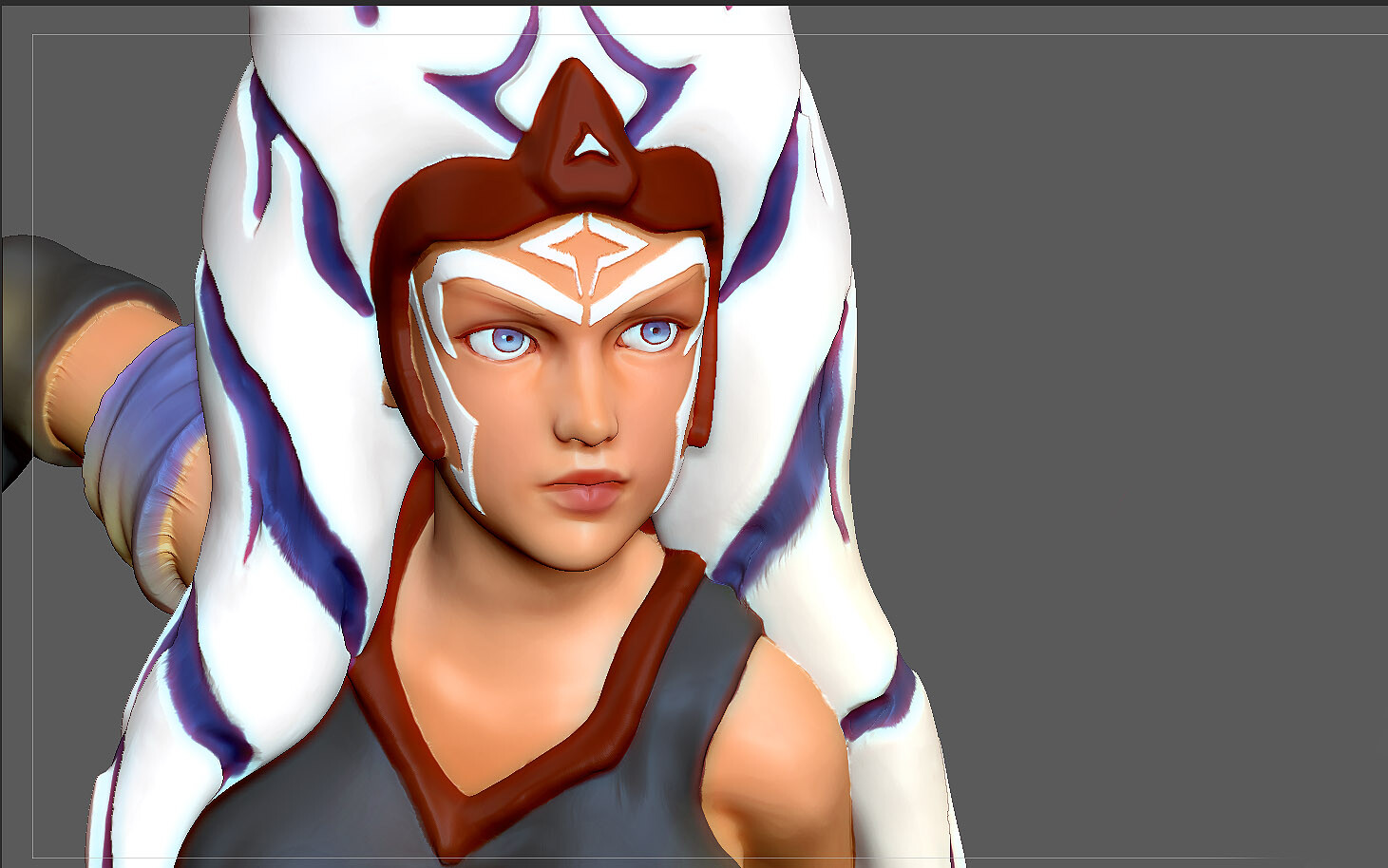 ArtStation - AHSOKA from mandalorian starwars 3d print stl file | Resources