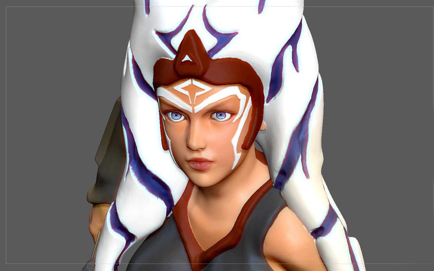 ArtStation - AHSOKA from mandalorian starwars 3d print stl file | Resources