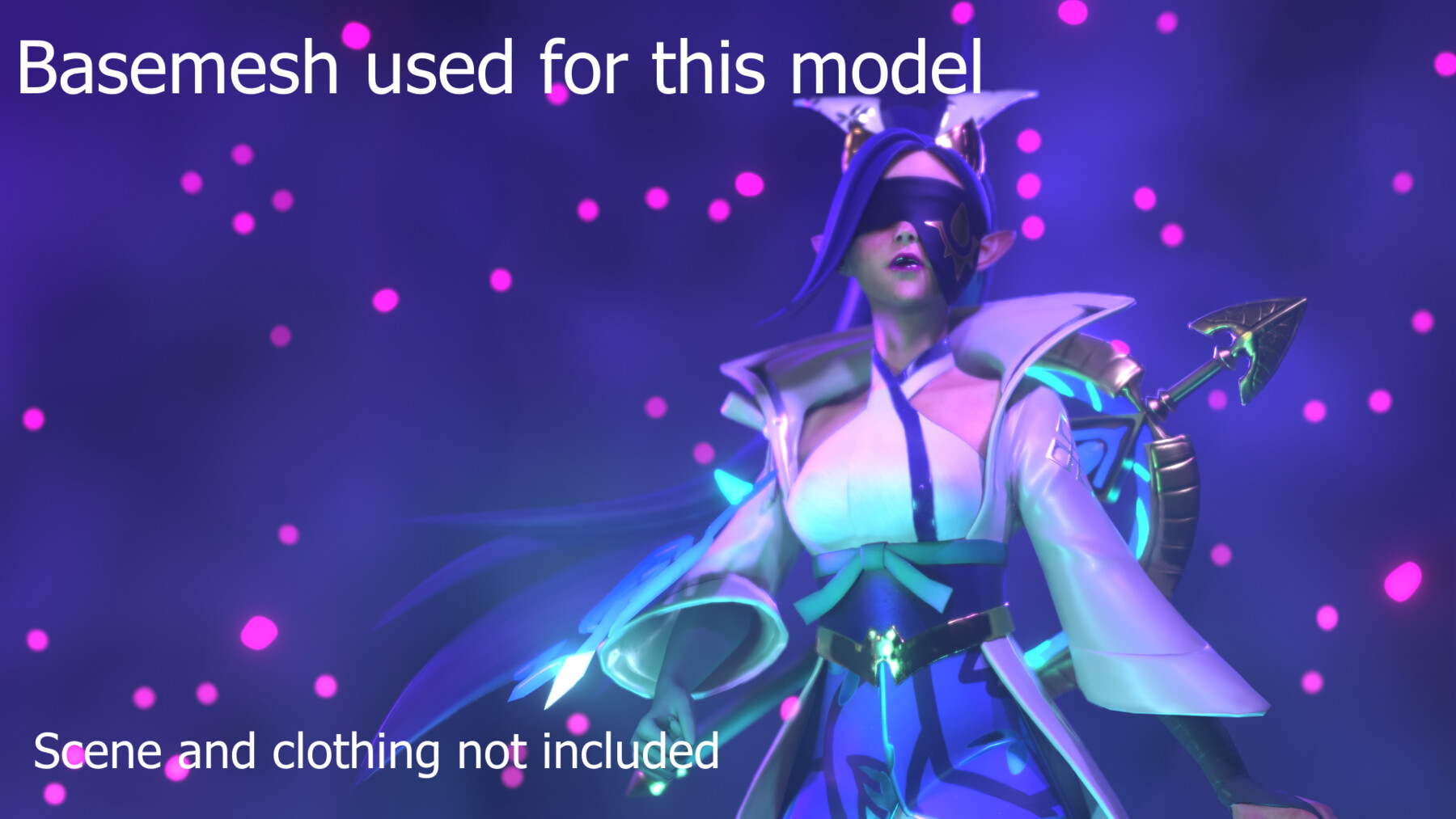 ArtStation - Fantasy, Elf female basemesh | Resources