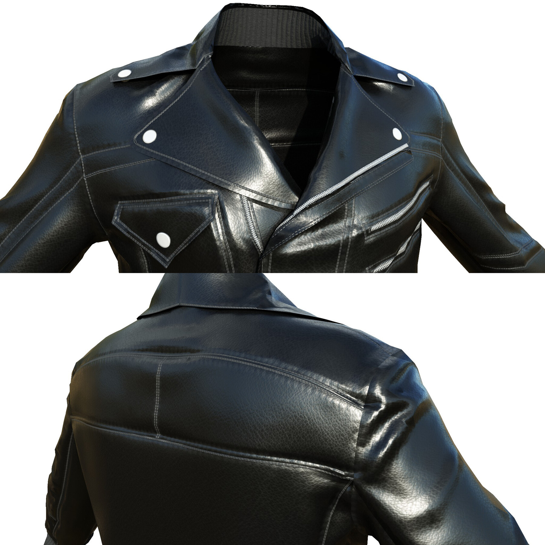 ArtStation - Low poly Male Jacket Collection 201204 | Game Assets