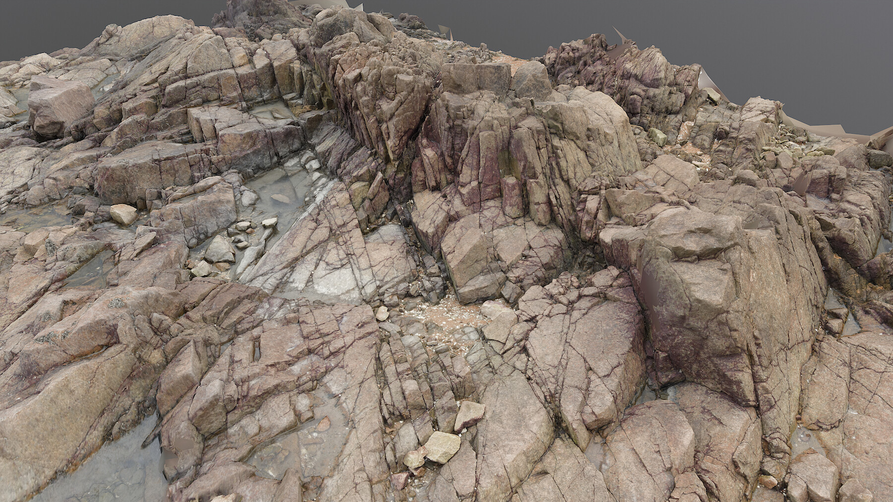ArtStation - Photoscan_Beach Rock_0075_only HighPoly Mesh (16K Texture ...