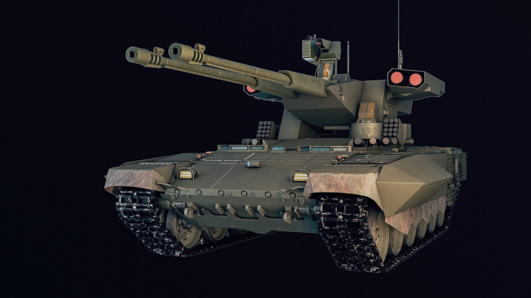 ArtStation - Tank, BMPT 2xS60 Terminator | Resources