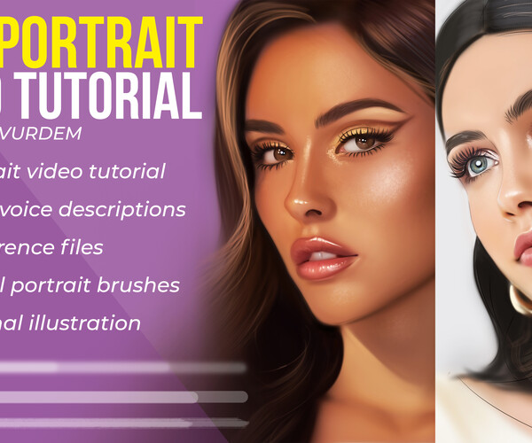 ArtStation - Two - Portrait video tutorial bundle | Tutorials