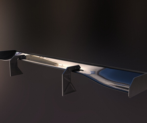 ArtStation - 20+ semi procedural car wings/spoilers | Resources