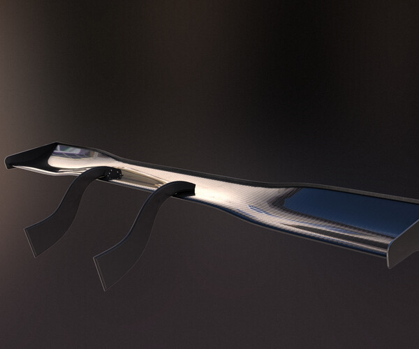 ArtStation - 20+ semi procedural car wings/spoilers | Resources