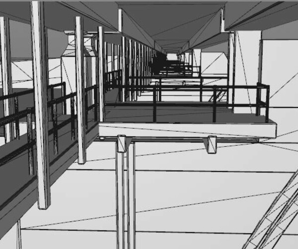 ArtStation - bridge dam 3D model 3D model | Game Assets