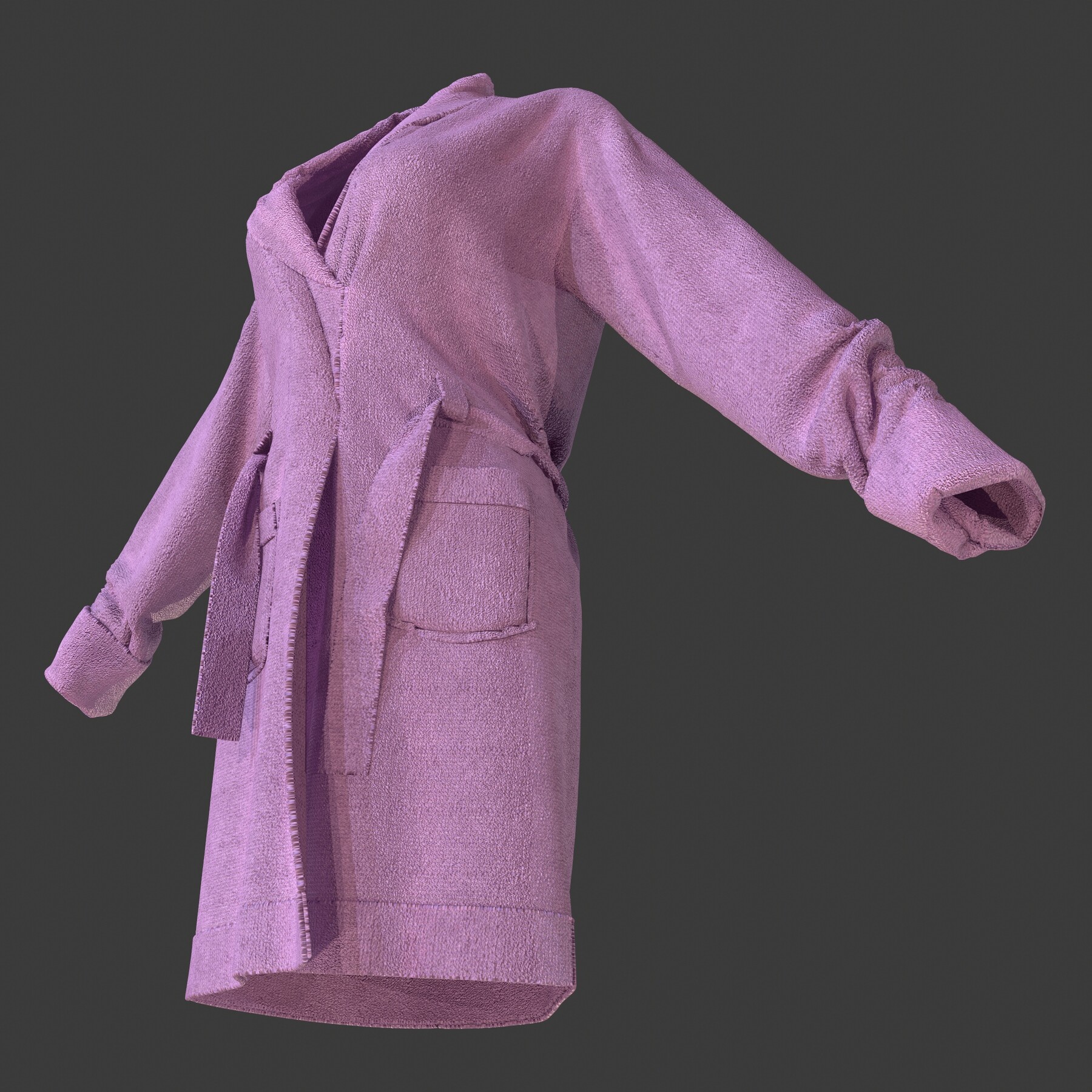 ArtStation - Bathing Robe Model + 43 Min Video | Game Assets