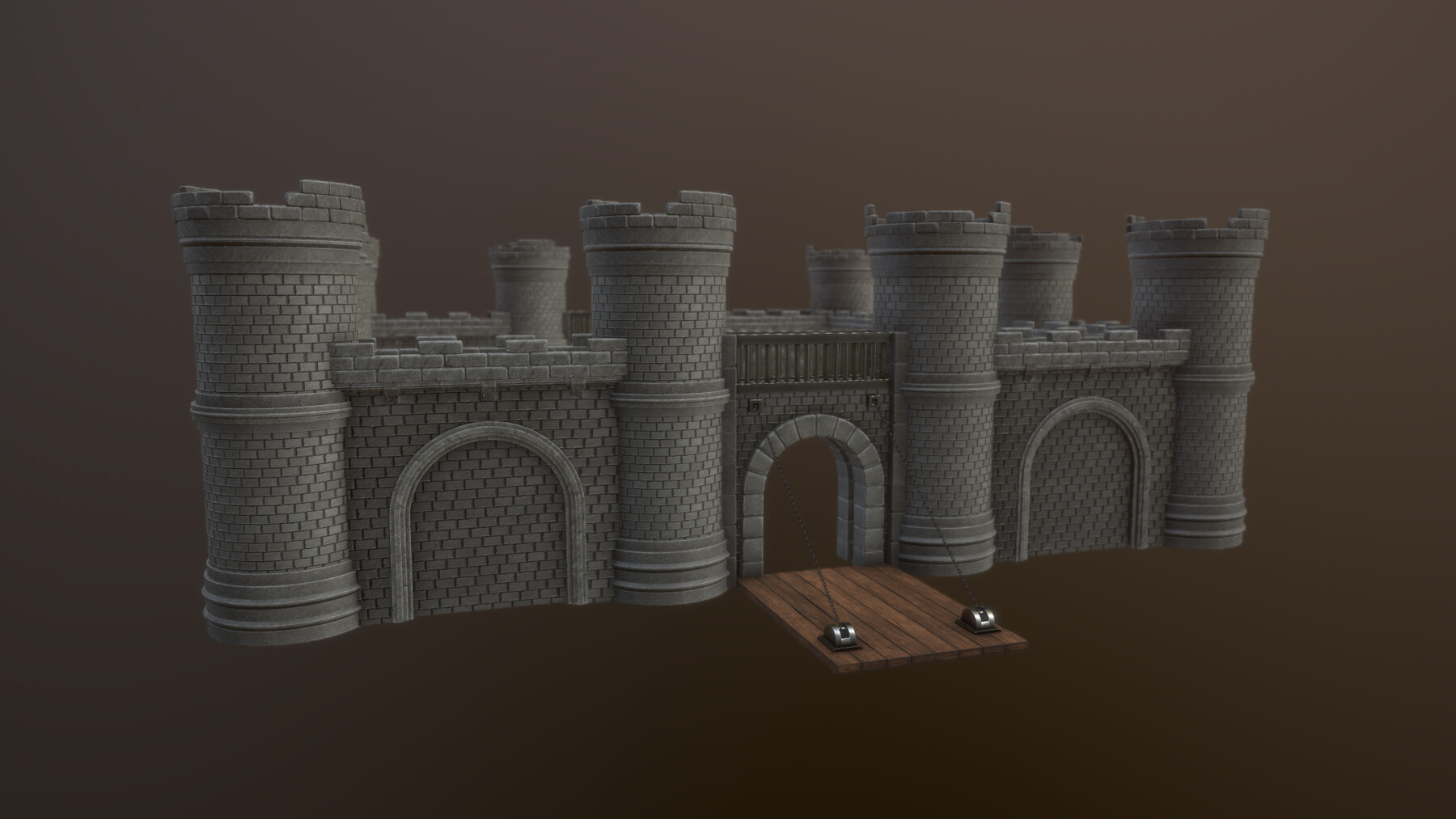 ArtStation - Castle Walls | Game Assets