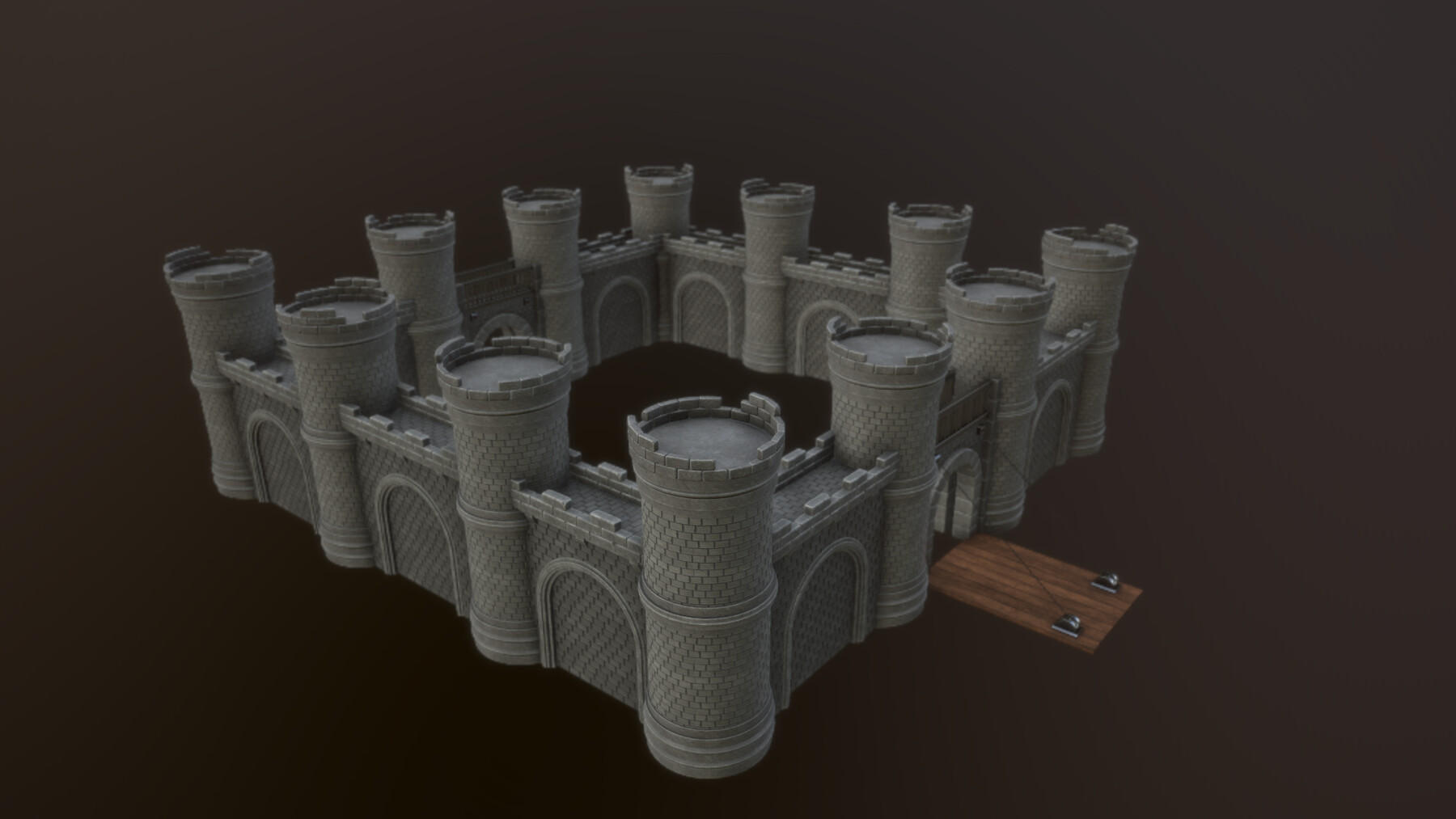 ArtStation - Castle Walls | Game Assets