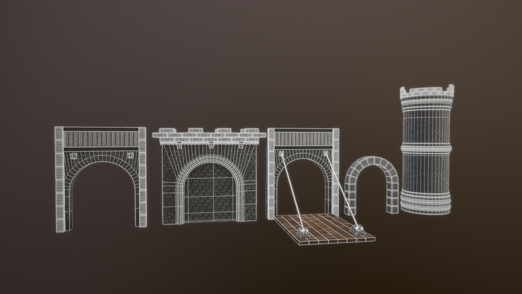 ArtStation - Castle Walls | Game Assets