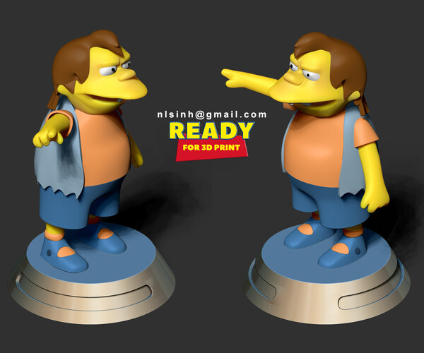 ArtStation - Nelson Muntz - The Simpsons Fan art | Resources