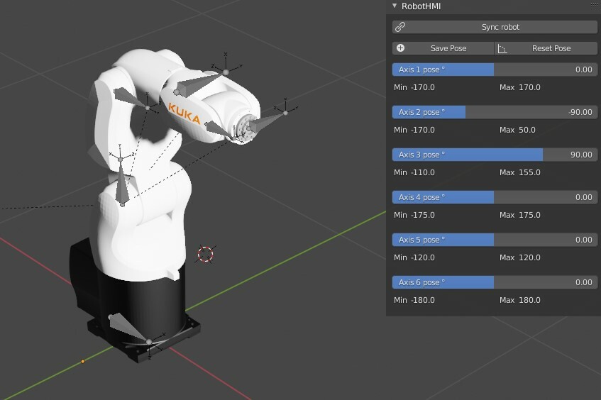 ArtStation - Industrial Robot Rig ready for Animation with KUKA KR3 ...