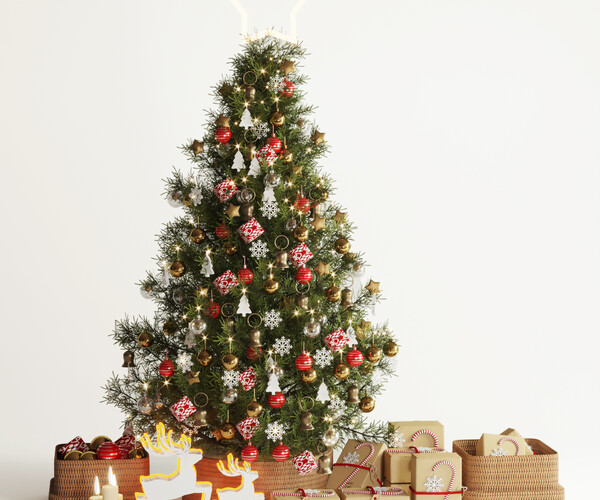ArtStation - christmas tree decor set | Resources