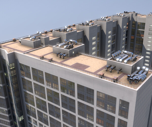 ArtStation - MSK Building 23 east | Game Assets