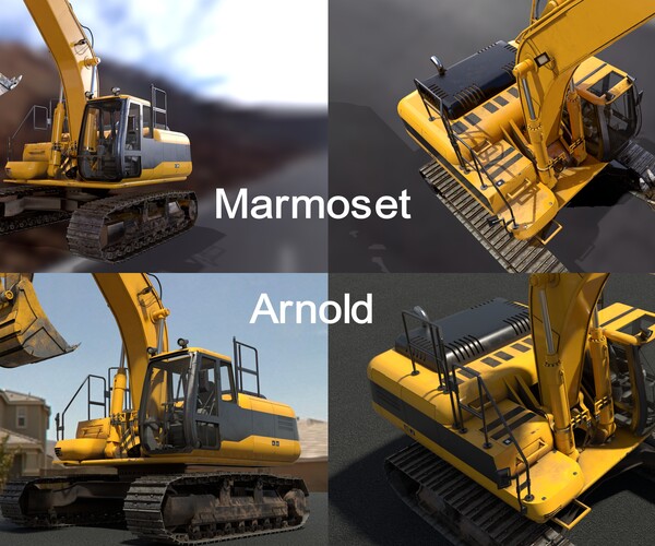 ArtStation - Excavator | Resources