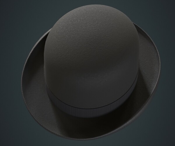 ArtStation - Bowler Hat 1A | Game Assets