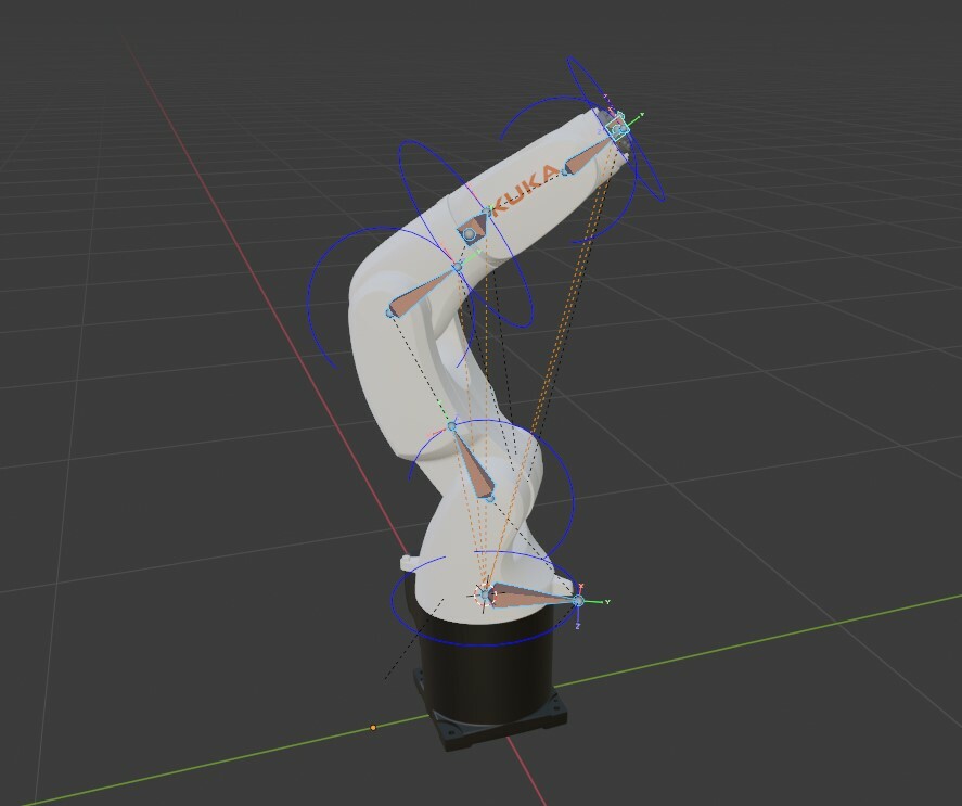 ArtStation - Industrial Robot Rig ready for Animation with KUKA KR3 ...