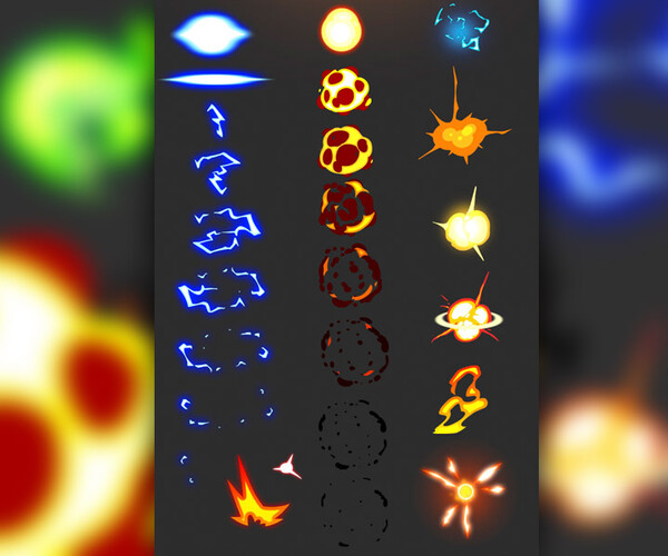 ArtStation - 19 sprite effects | Game Assets