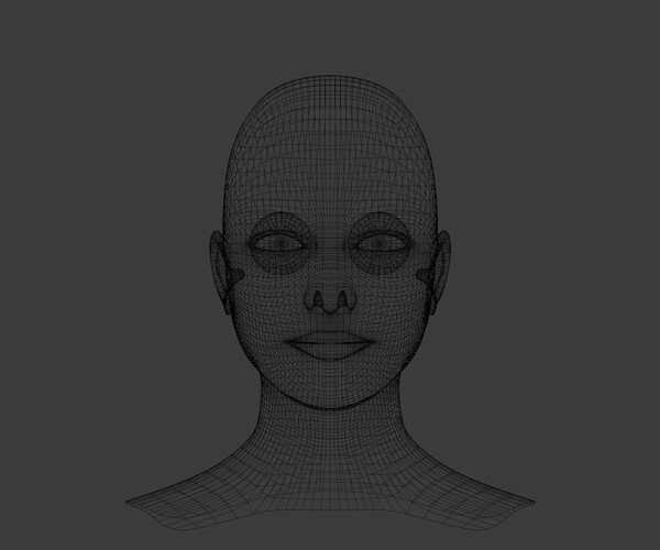 ArtStation - Head Base Mesh | Resources