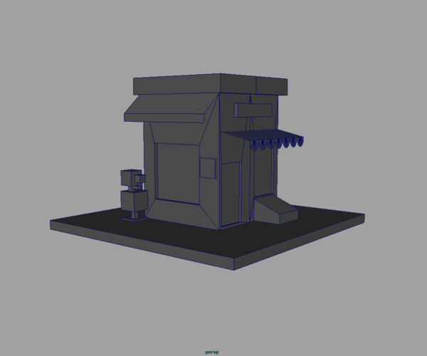 ArtStation - Low Poly Shop | Game Assets