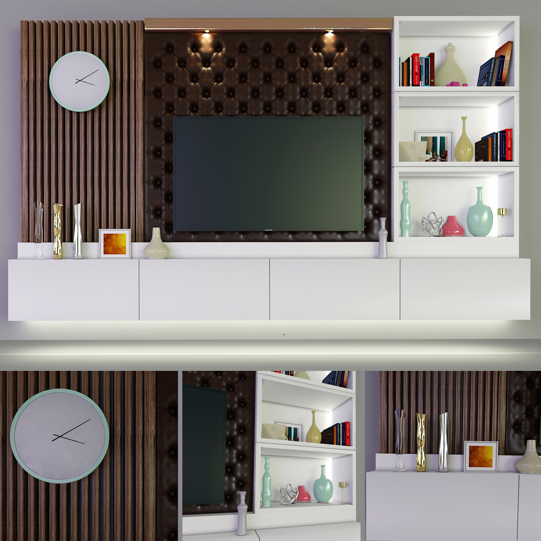 ArtStation - Tv Wall | Resources