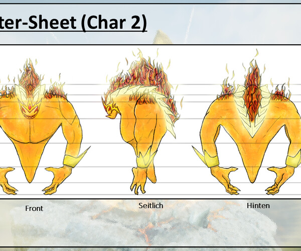 ArtStation - Fire Elemental | Game Assets