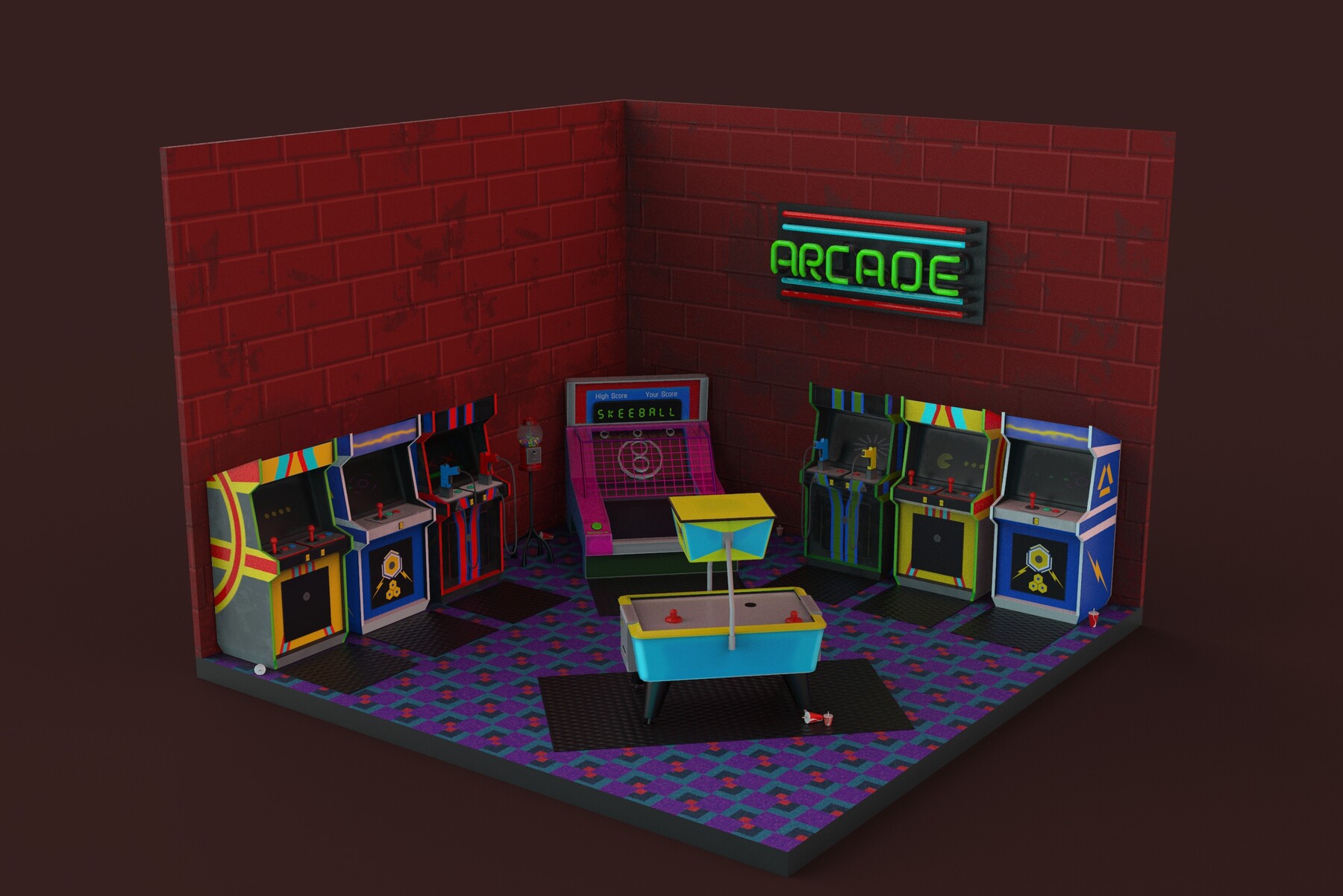 ArtStation - Arcade Machines | Game Assets