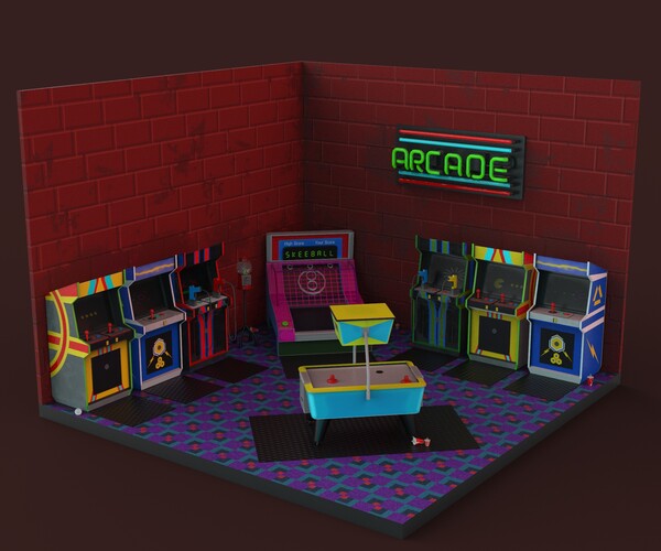 ArtStation - Arcade Machines | Game Assets