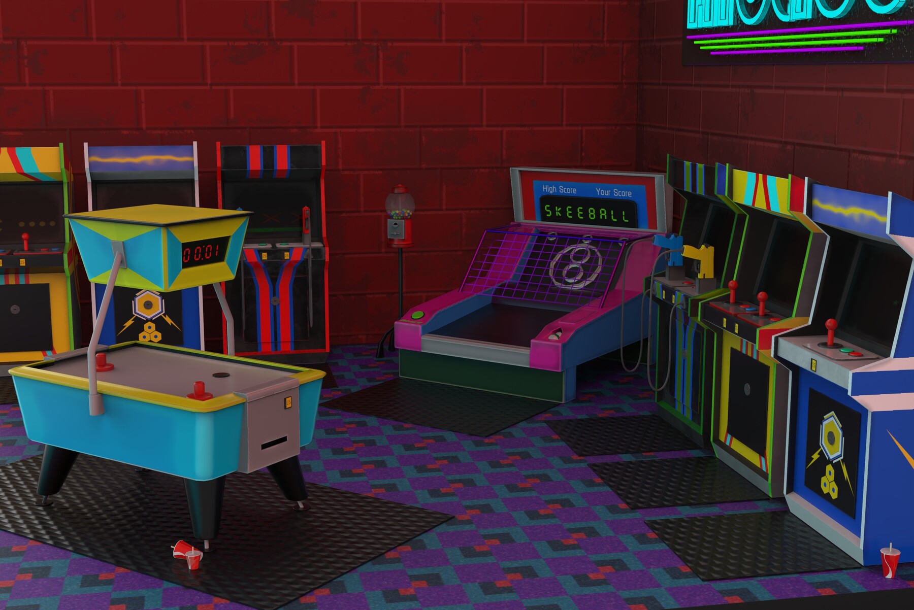 ArtStation - Arcade Machines | Game Assets