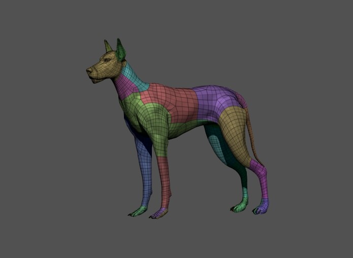 ArtStation - Doberman Dog Base Mesh | Resources