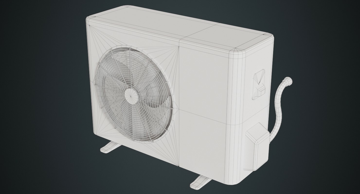 ArtStation - Air Conditioner 4B | Game Assets