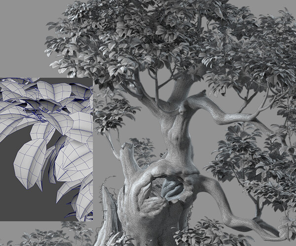 ArtStation - tree apple tree | Resources