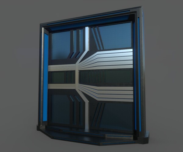 ArtStation - Futuristic Door | Game Assets